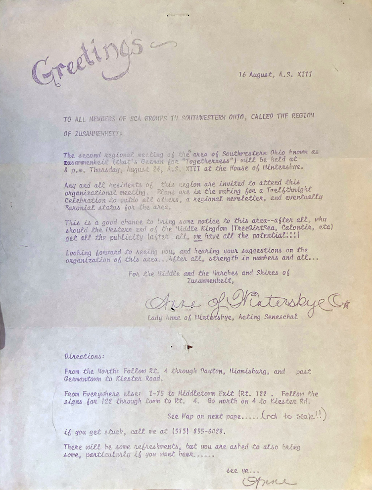 The History of the Barony of Flaming Gryphon on its 45th Anniversary ...